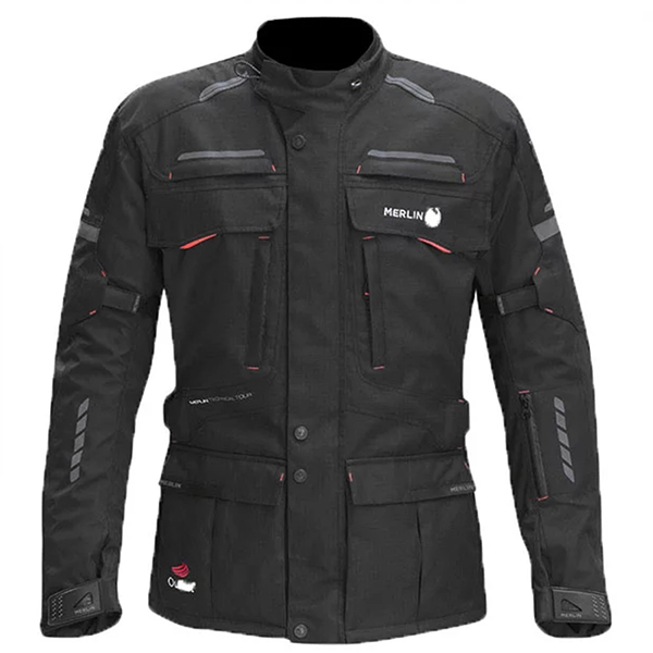 Merlin Peake Outlast Waterproof Jacket - Black - Moore Speed Racing