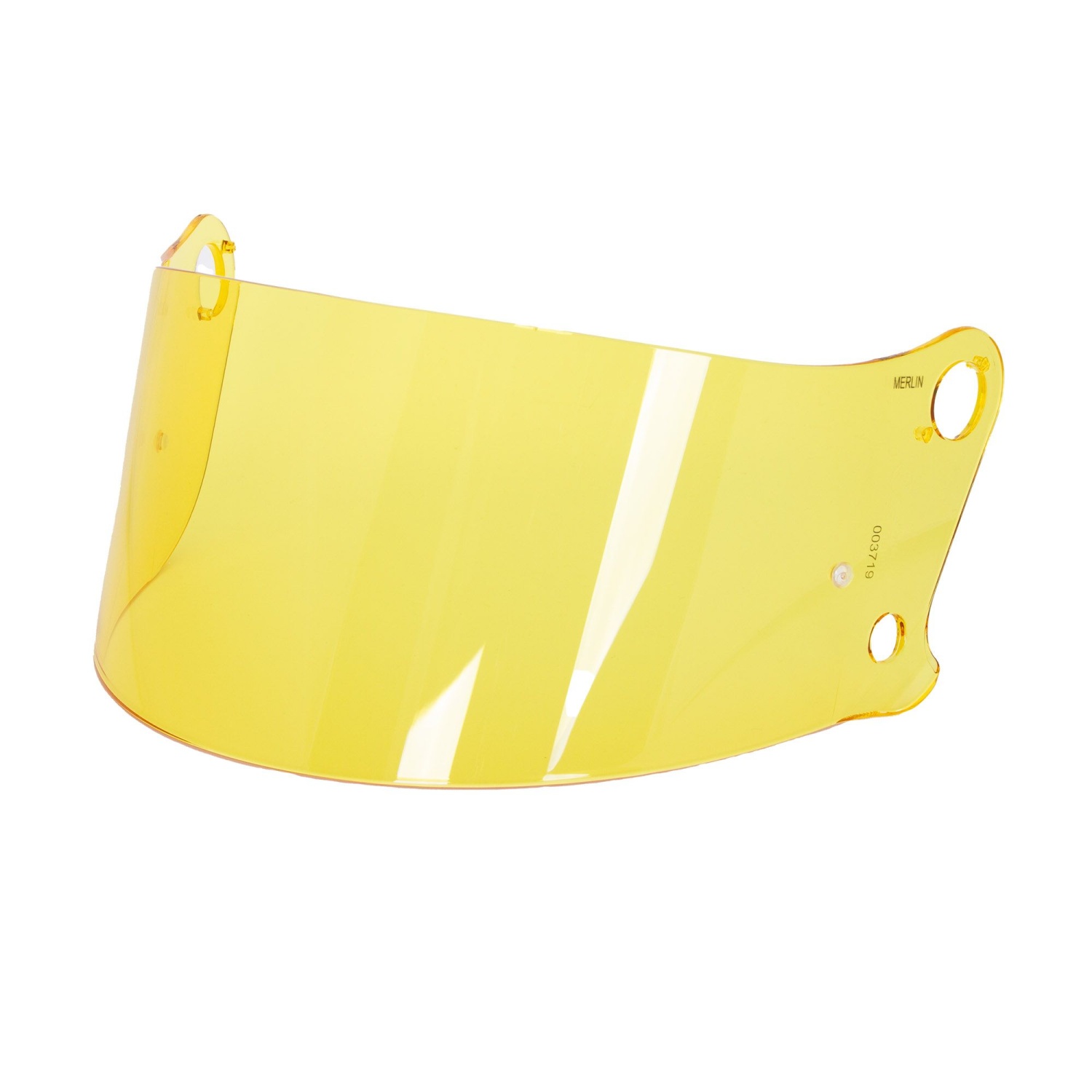 Merlin Revival Vinatge Full Face Helmet Visor - Yellow - Moore Speed Racing
