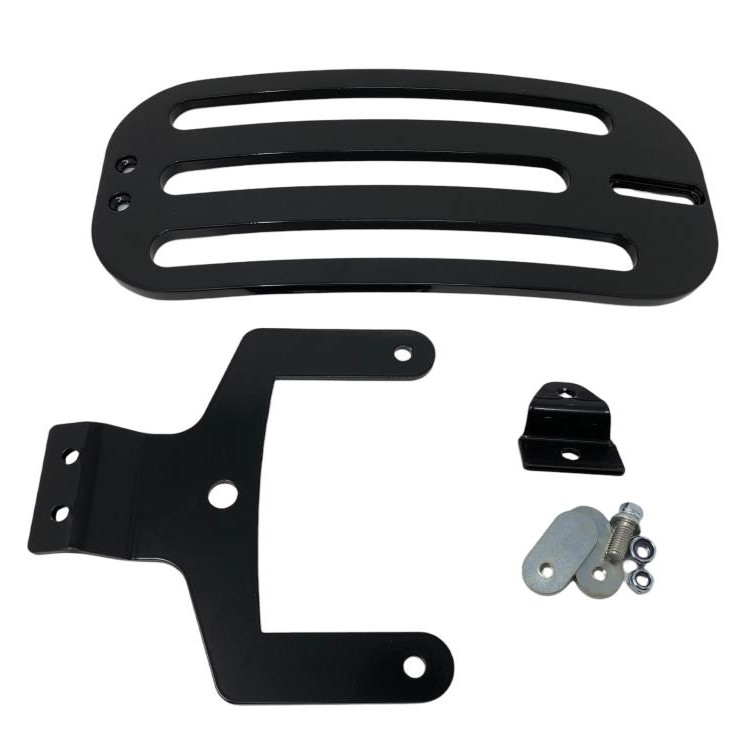 Highway Hawk Solo Rack "Billet" Gloss Black For Indian Chief Models ...
