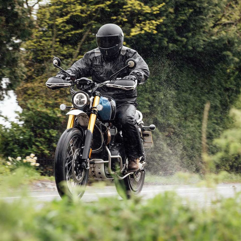 Merlin Platinum Laminate Waterproof Over Jacket, Black - Moore Speed Racing