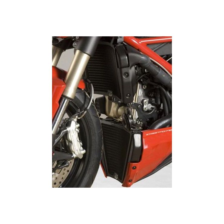 Radiator Guard set BLACK - (pair), Ducati 848 Streetfighter - Moore Speed Racing