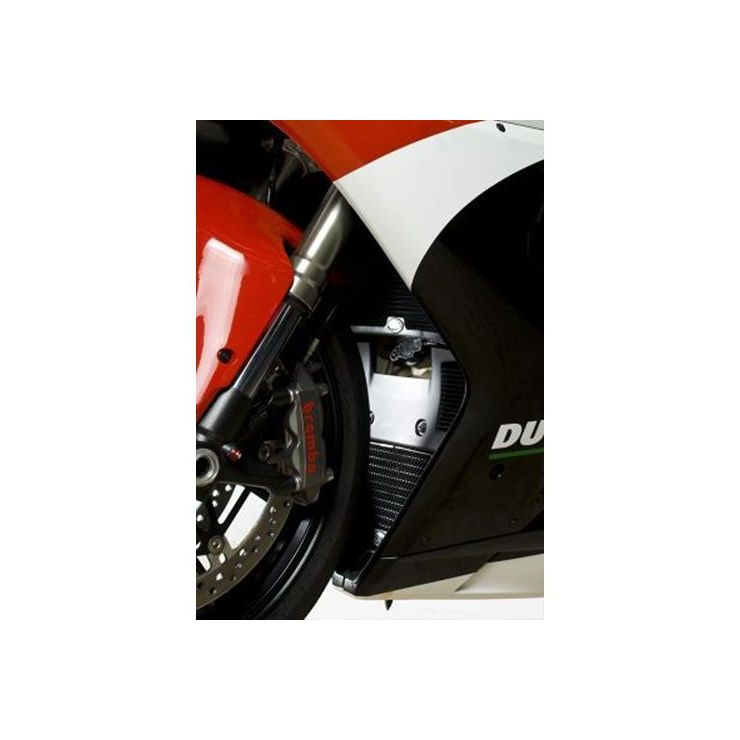 Radiator Guard set BLACK - (pair) Ducati 848 / 1098 / 1198 - Moore Speed Racing