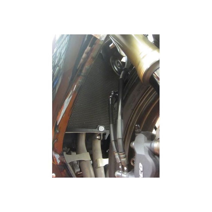 Radiator Guard BLACK - Kawasaki ZX10-R '06-'07 - Moore Speed Racing