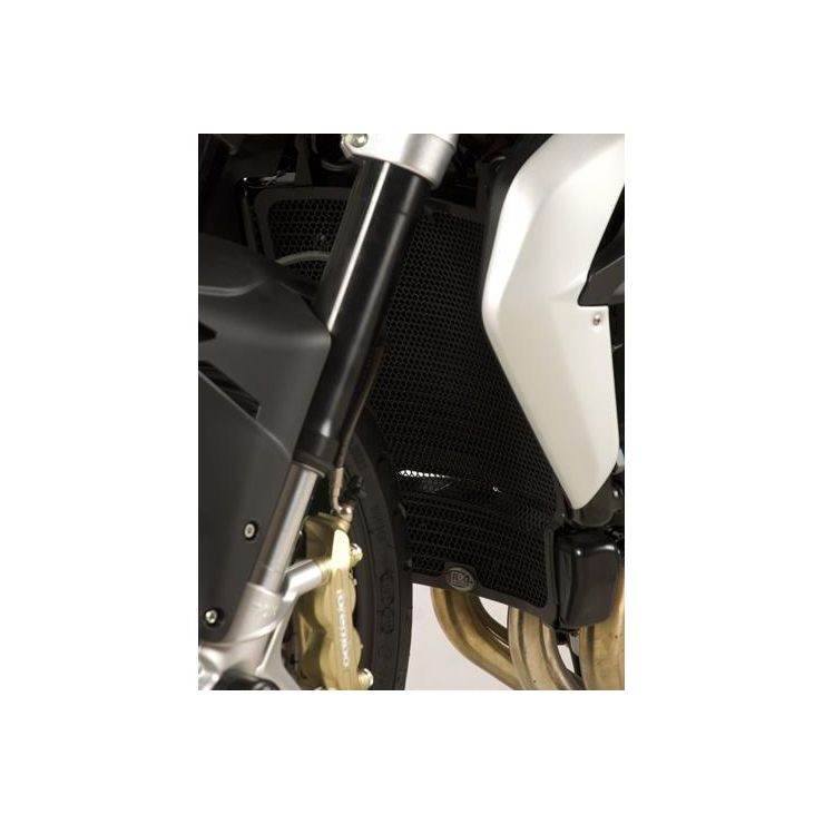 Radiator Guard BLACK - MV Agusta 675 / 800 Brutale - Moore Speed Racing