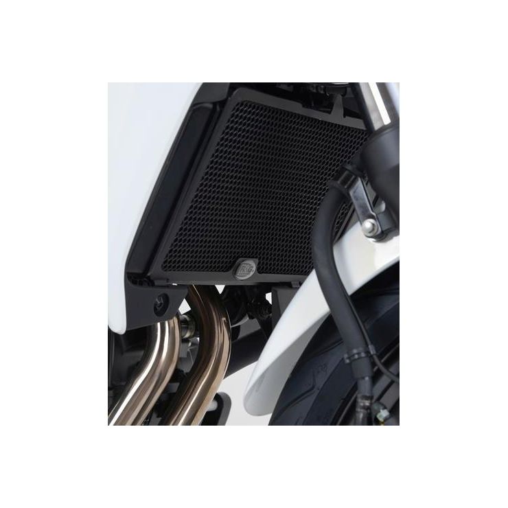 Radiator Guard BLACK - Honda CB500F / X '13- - Moore Speed Racing