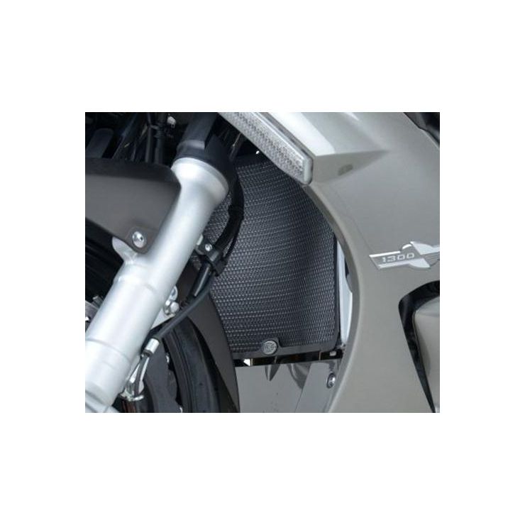 Radiator Guard, BLACK - Yamaha FJR1300 '06- - Moore Speed Racing