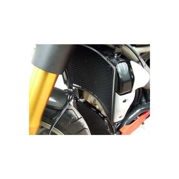 Radiator & Oil Cooler Guard Set BLACK - Ducati 1098 Streetfighter '09- - Moore Speed Racing