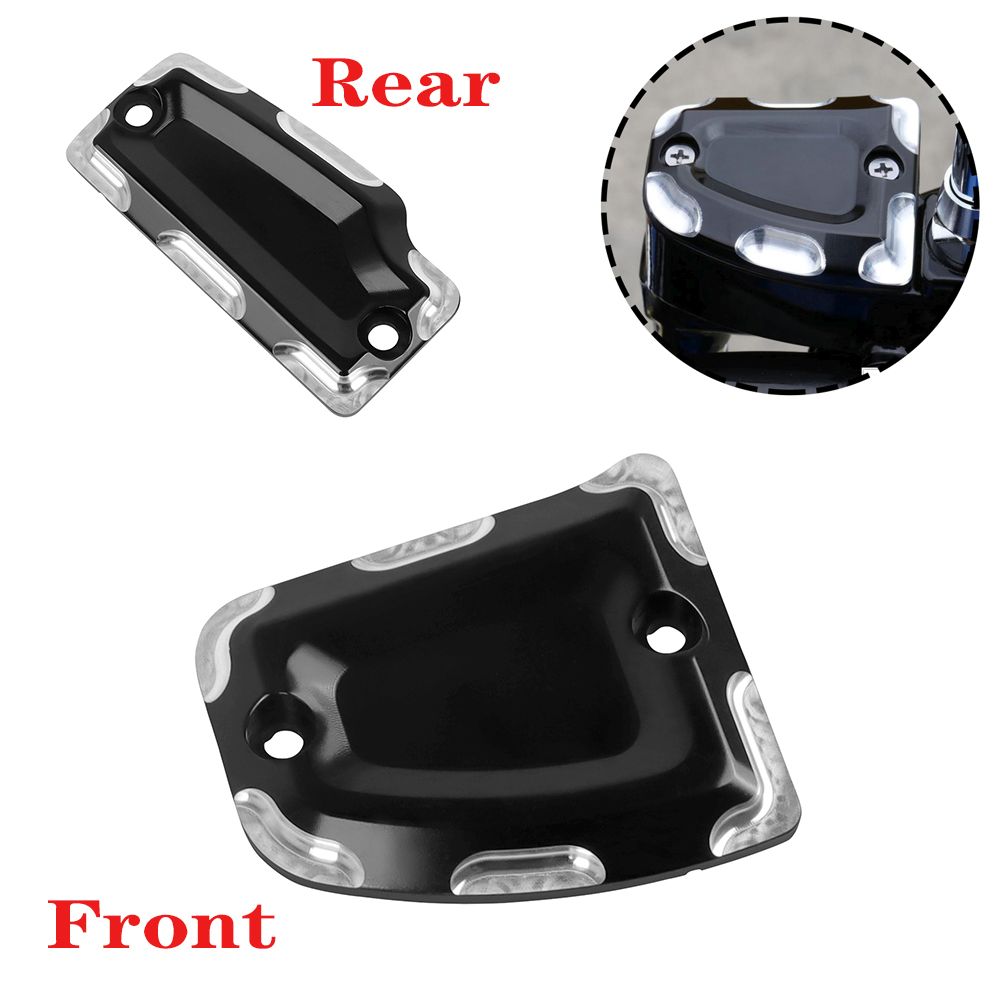 Indian Scout range - front & rear billet brake fluid reservoir caps ...