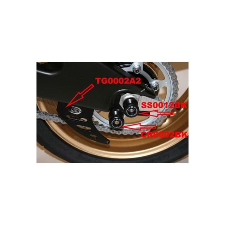 Black anodised universal R&G Racing toe guard - Moore Speed Racing