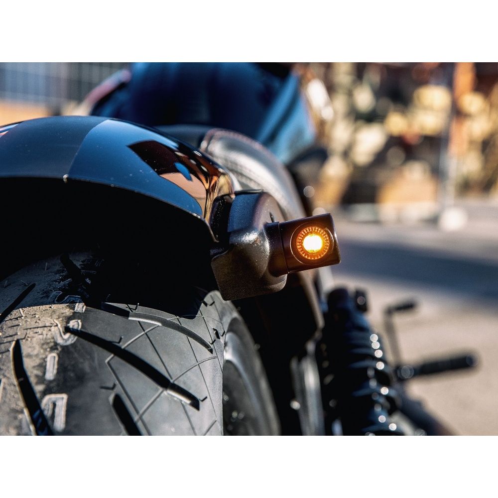 Wunderkind 2-Stripes LED Rear Indicator / Tail Light For Indian Scout ...