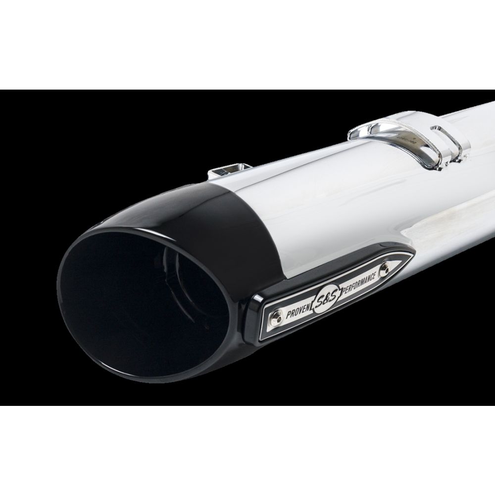 S&S Cycle 4 Inch Broadhead Slash Cut Slip-On Exhaust for Indian ...