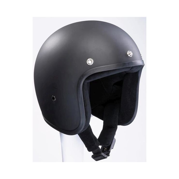 Bandit Jet Motorcycle Helmet - Matte Black - Moore Speed Racing