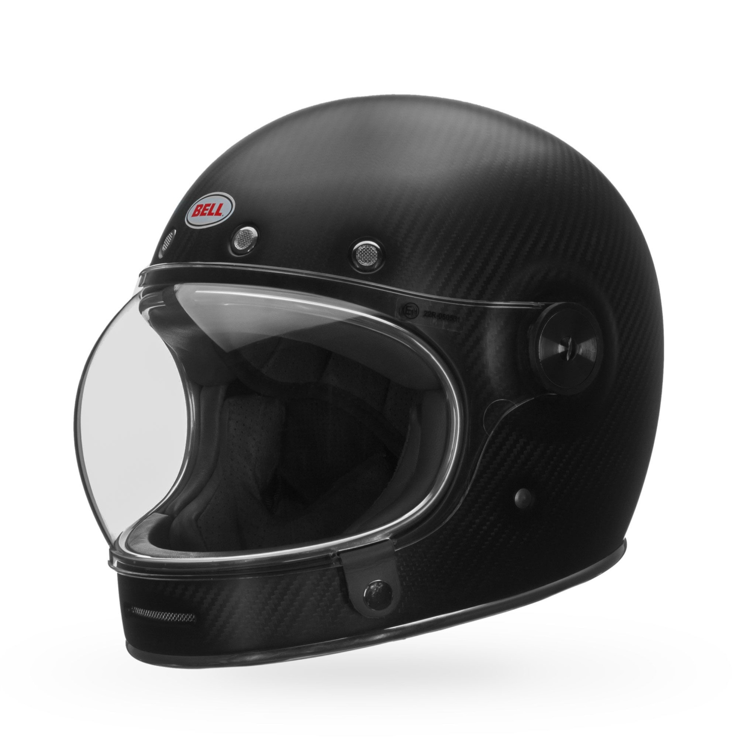 Bell Bullitt Matte Black Carbon Motorcycle Helmet - Moore Speed Racing