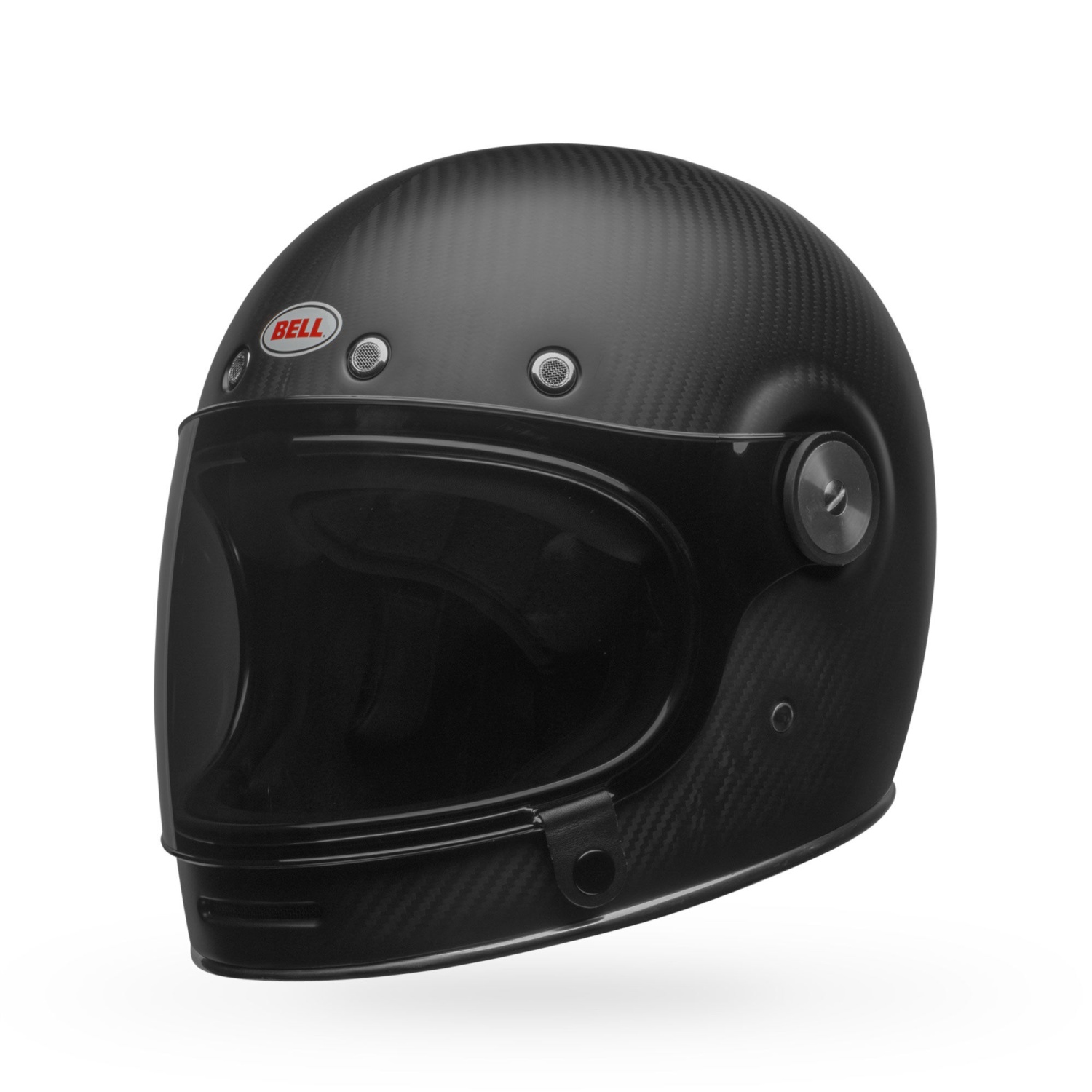 Bell Bullitt Matte Black Carbon Motorcycle Helmet - Moore Speed Racing