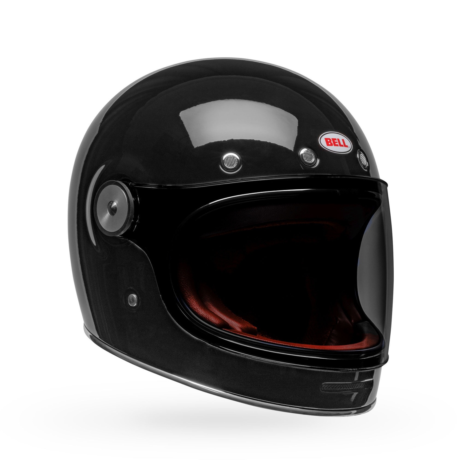 Bell Bullitt Gloss Black Motorcycle Helmet - Moore Speed Racing