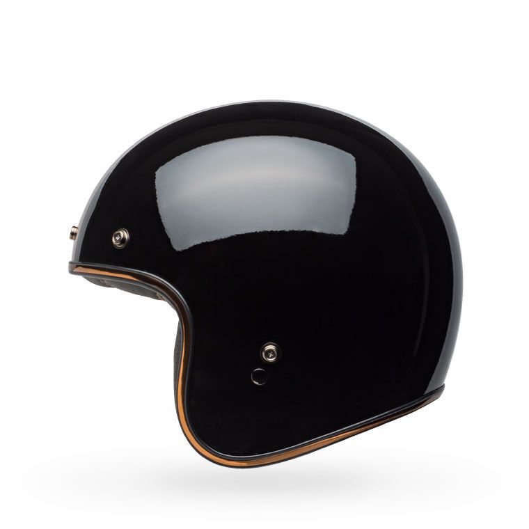 Bell Custom 500 Rally Gloss Black/Bronze Motorcycle Helmet - Moore ...