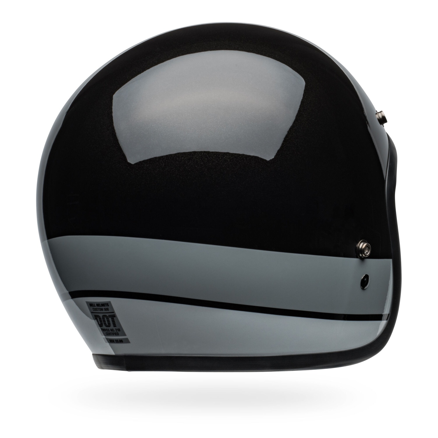Bell Custom 500 Chief Gloss Grey Motorcycle Helmet - Moore Speed Racing