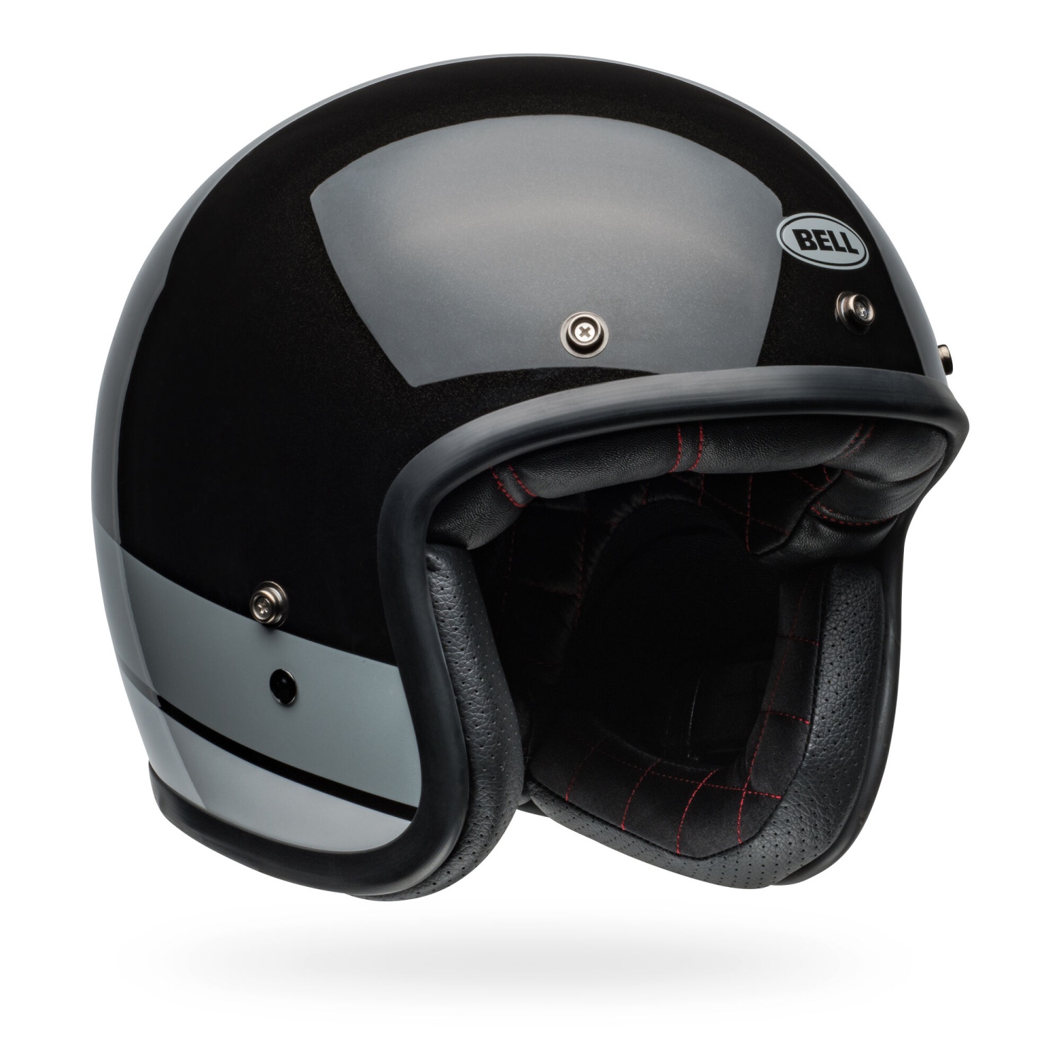 Bell Custom 500 Chief Gloss Grey Motorcycle Helmet - Moore Speed Racing