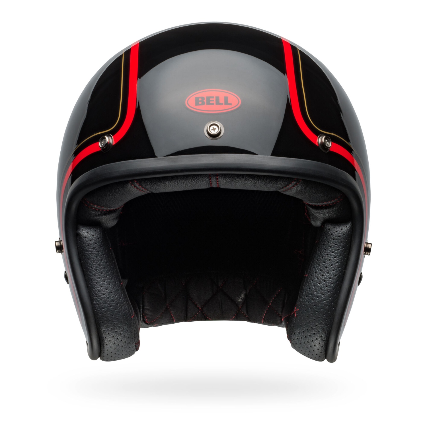 Bell Custom 500 Chief Gloss Black Motorcycle Helmet - Moore Speed Racing