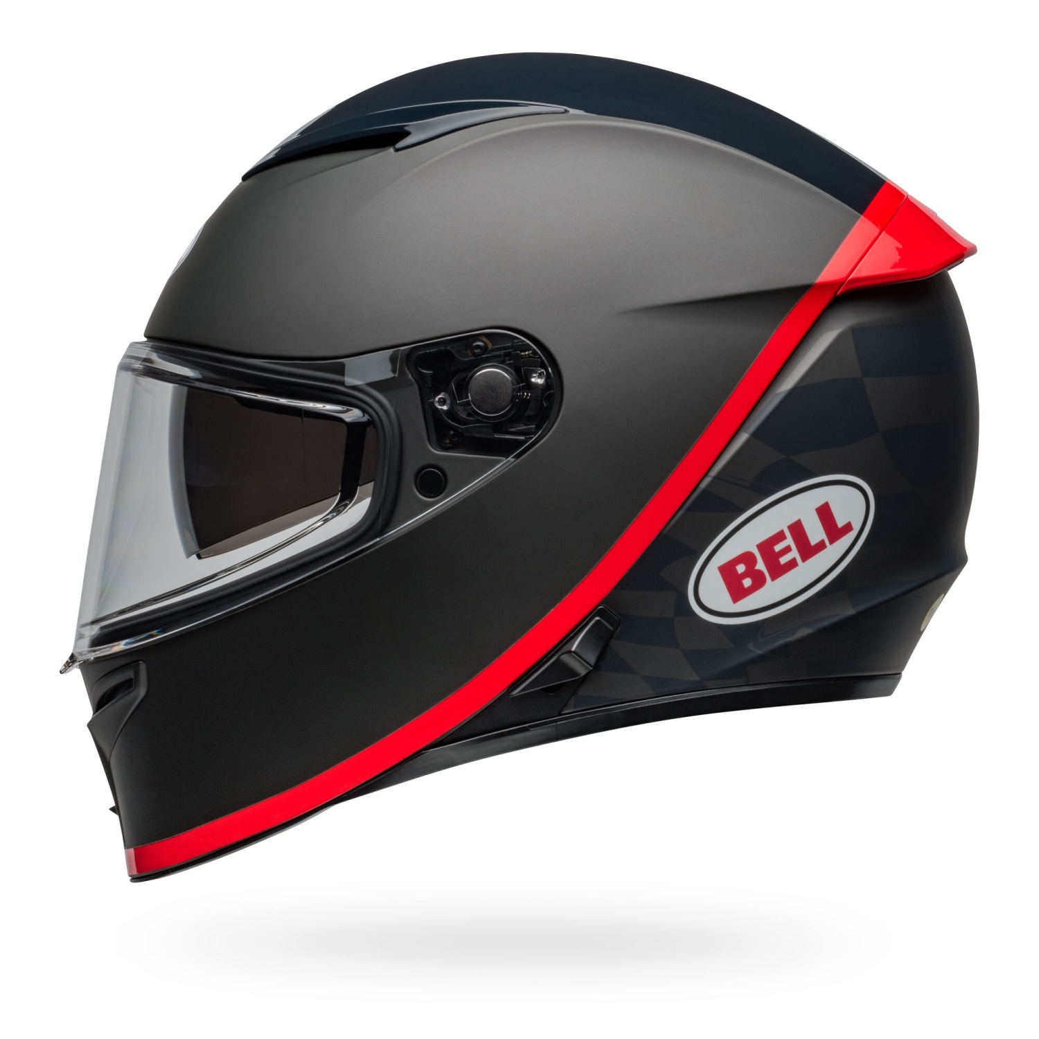 Bell Lithium Mips Hartluck Matte/Gloss Black/Red Motorcycle Helmet ...