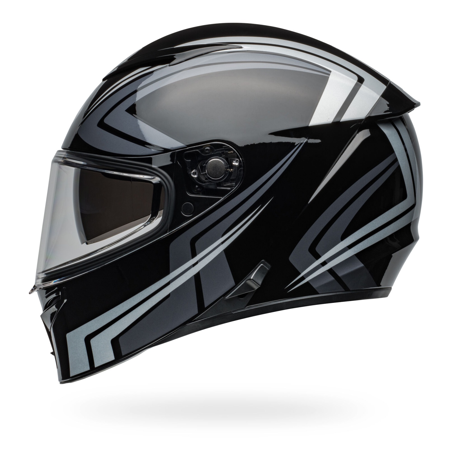 Bell Lithium Jetstream Gloss Black/Silver Motorcycle Helmet - Moore ...