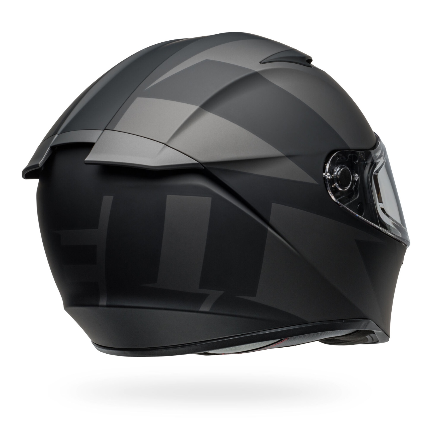 Bell Lithium Shear Matte Black/Metallic Black Motorcycle Helmet - Moore ...
