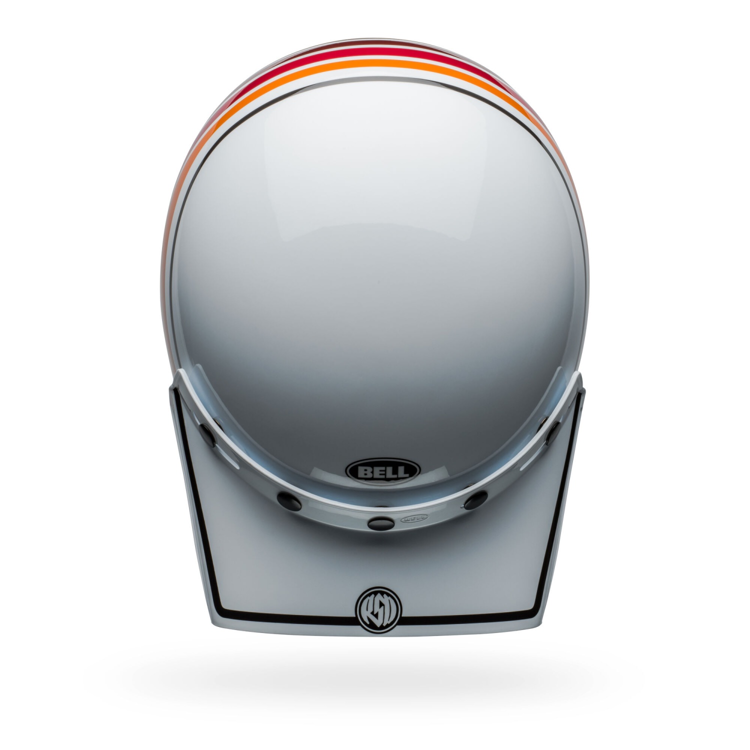 Bell Moto-3 RSD Saddleback Satin/Gloss White/Black Motocycle Helmet ...