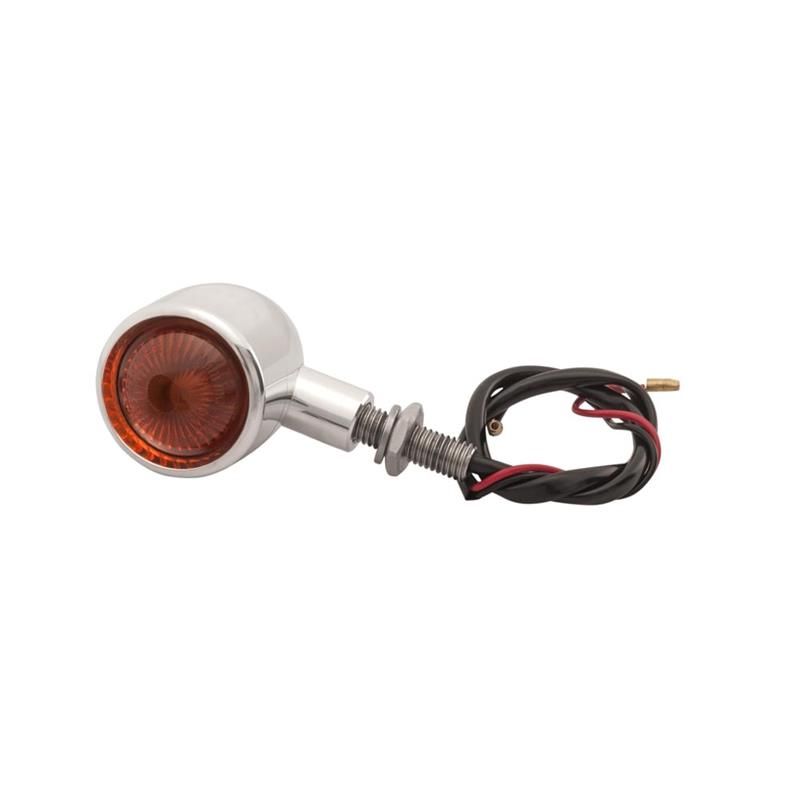 12v Billet Aluminium Polished Indicator - Moore Speed Racing