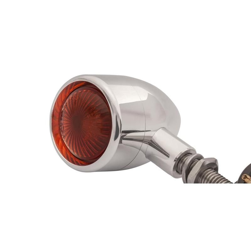 12v Billet Aluminium Polished Indicator - Moore Speed Racing