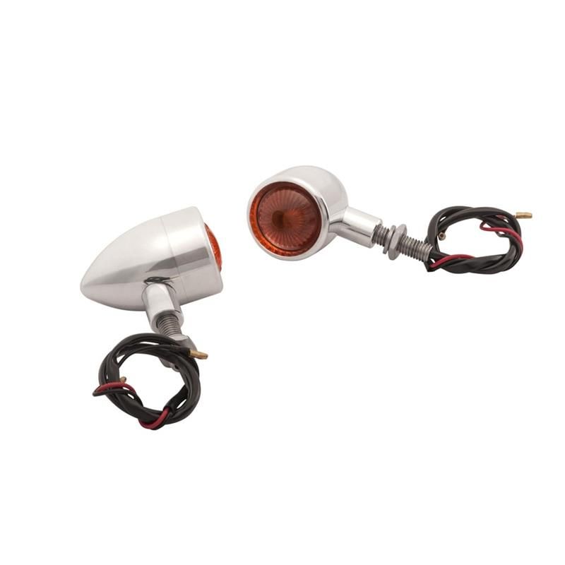 12v Billet Aluminium Polished Indicator - Moore Speed Racing