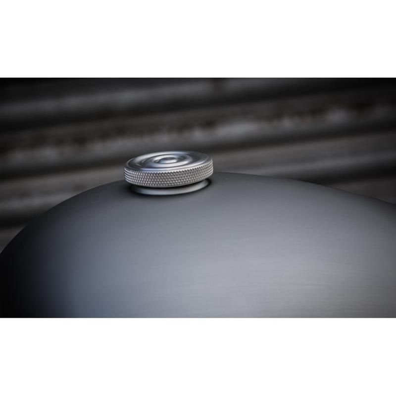 Custom Fuel Tank Billet Aluminium Cap Rippled For Triumph and Harley ...