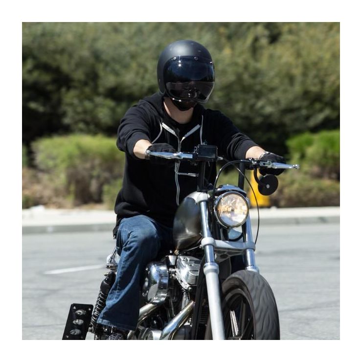 Biltwell Open Face Motorcycle Helmet Bubble Shield Visor Anti-Fog ...
