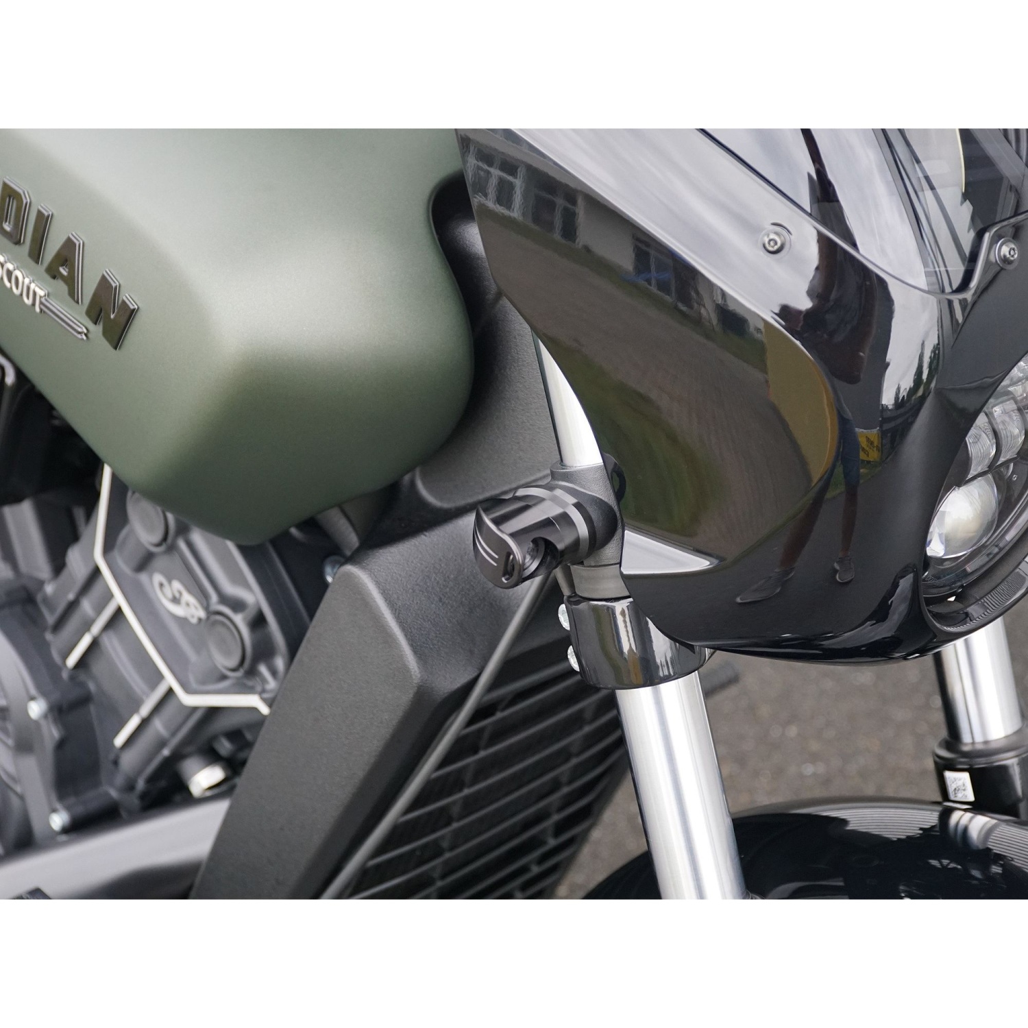 Wunderkind Front LED Turn Signal For Indian Scout Models - Moore Speed ...