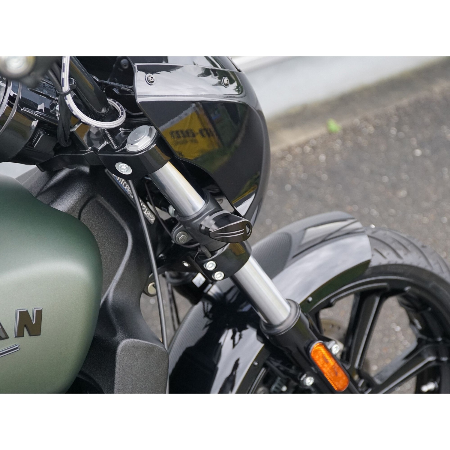 Wunderkind Front LED Turn Signal For Indian Scout Models - Moore Speed ...