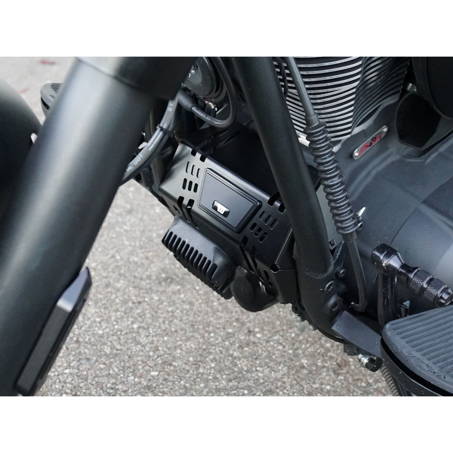 Wunderkind Engine Panel Cover For Indian Springfield - Moore Speed Racing