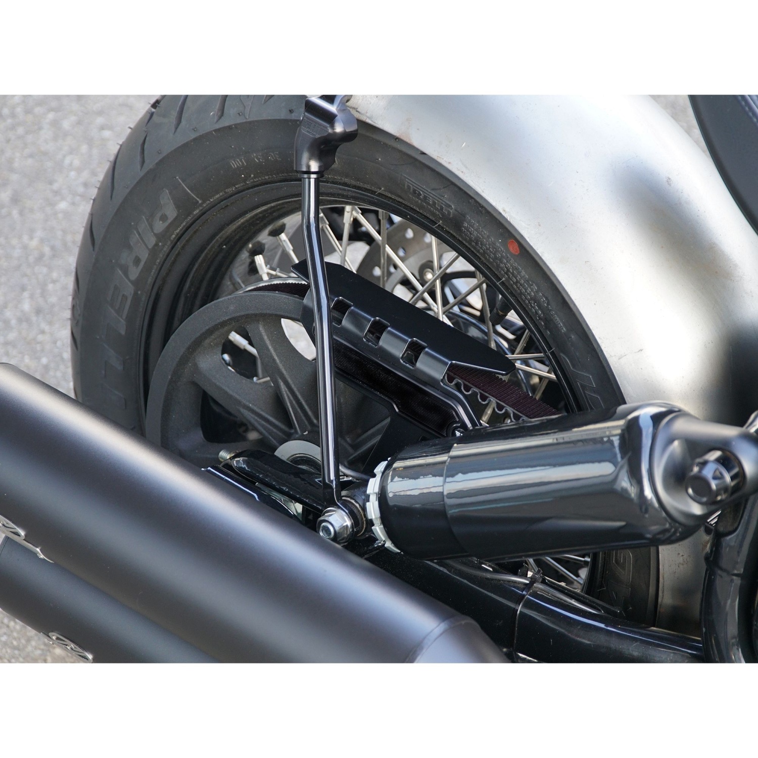 Wunderkind Belt Cover For Indian Chief - Moore Speed Racing
