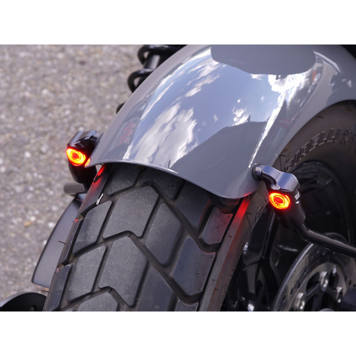 Wunderkind "Newchurch Three" Rear Fender Conversion Kit for Indian ...