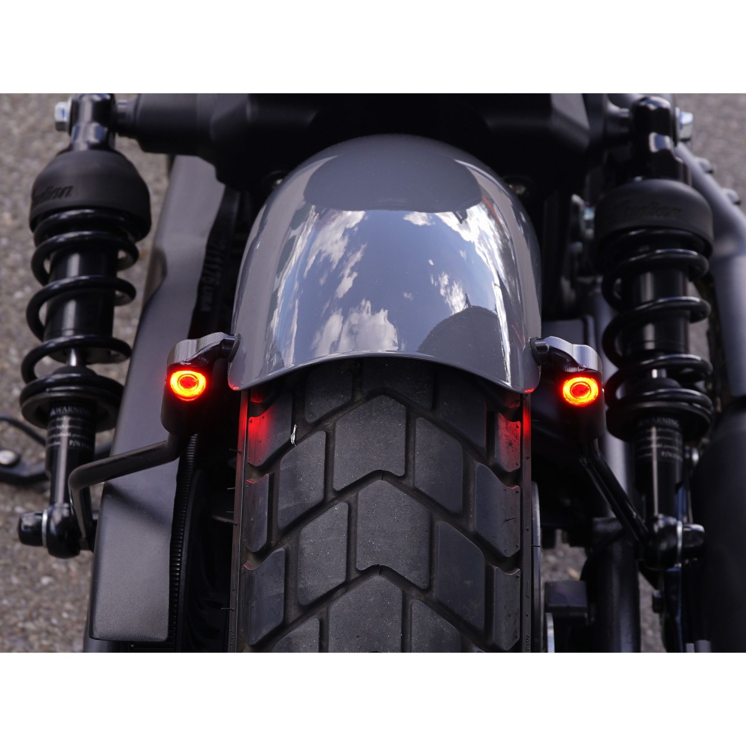 Wunderkind "Newchurch Three" Rear Fender Conversion Kit for Indian ...