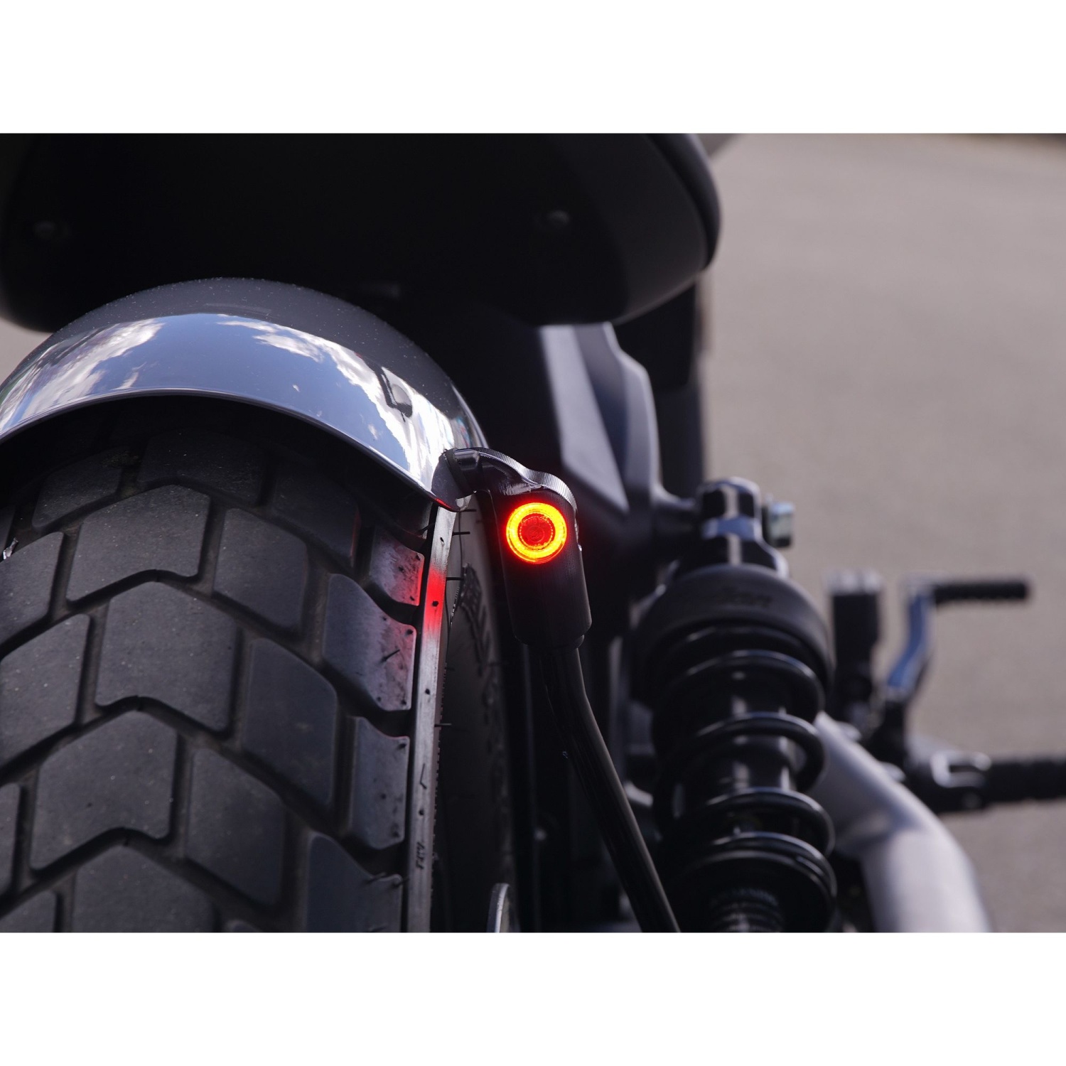 Wunderkind "Newchurch Three" Rear Fender Conversion Kit for Indian ...