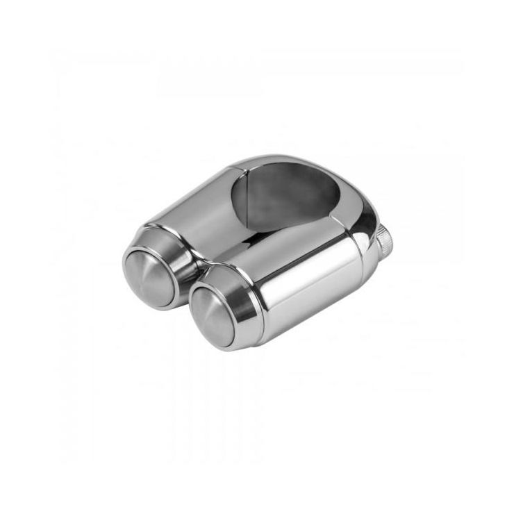 Motone Billet Ally 2-Button Handlebar Switchgear (chrome) - Moore Speed ...