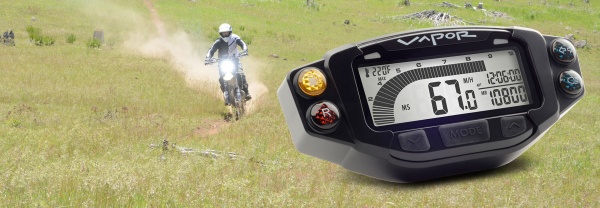 Trail Tech Vapor Stealth Black Digital Speedo Dash Replacement Head ...