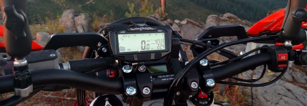 Trail Tech Vapor Stealth Black Digital Speedo Dash Replacement Head ...