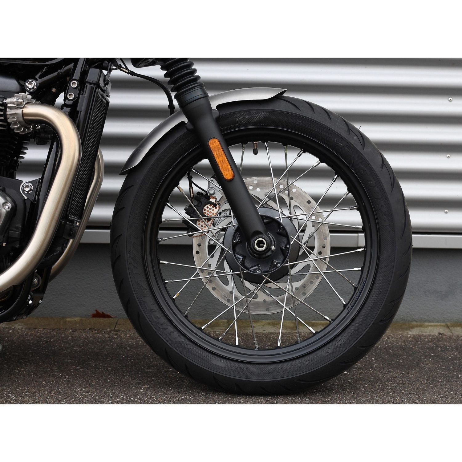 Wunderkind Metal Front 16" Fender For Triumph Bobber - Moore Speed Racing