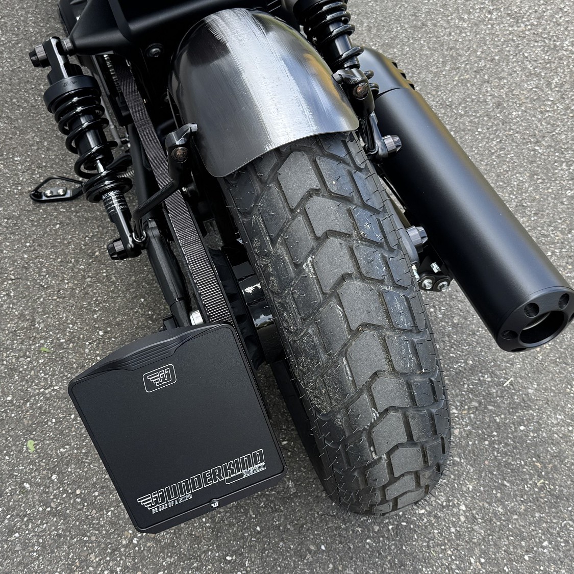 Wunderkind Bobber Rear Fender Conversion Set With Seat For Indian Scout ...