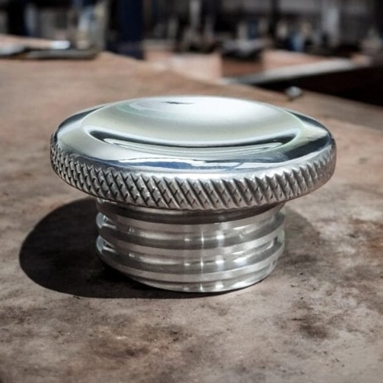 Motone Jetson Dished Low Profile Fuel Gas Cap - Polished - Moore Speed ...
