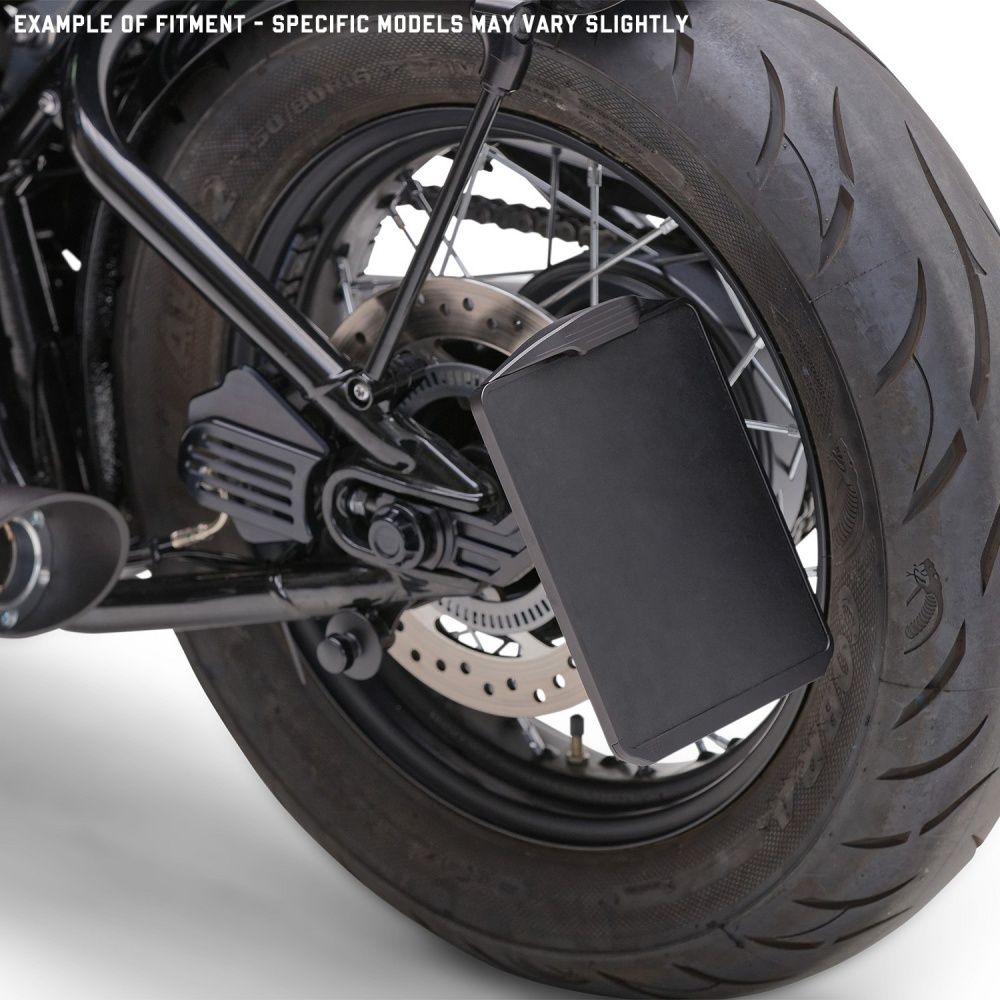 Wunderkind Side Mount Number Plate Holder 180x140mm for Harley Davidson ...