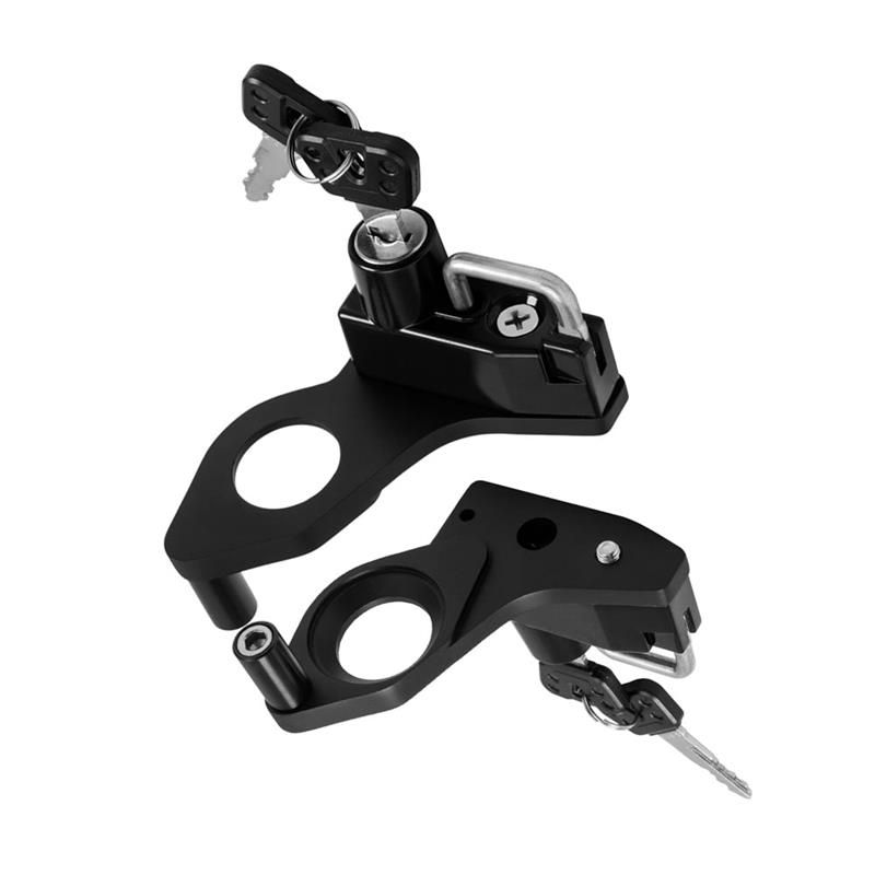 Left and Right Shock Mount Helmet Locks for Triumph Bonneville Models ...