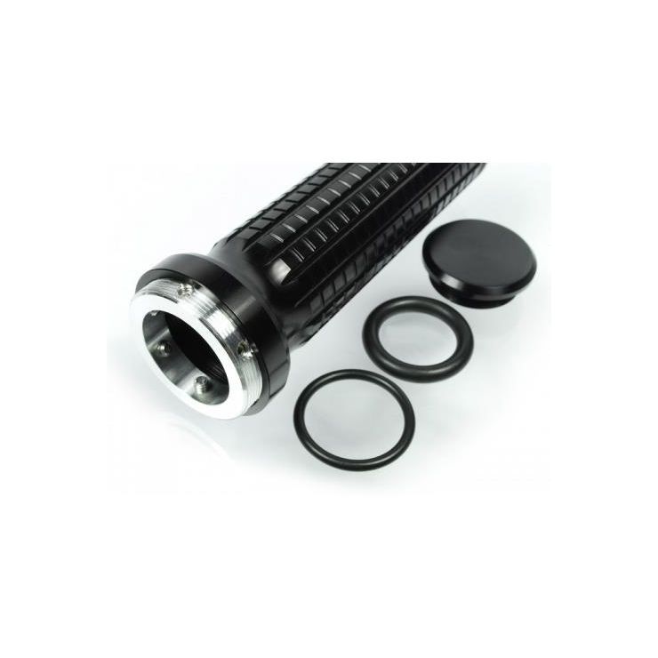 Motogadget mo.Grip billet aluminium handlebar grips (black) - Moore ...