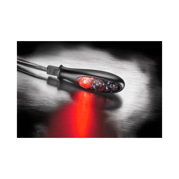 Kellermann Micro S DF Dark - Black Stop and Tail LED Indicator - Moore Speed Racing