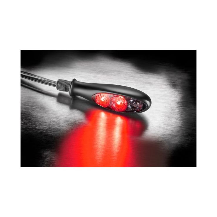 Kellermann Micro S DF Dark - Black Stop and Tail LED Indicator - Moore Speed Racing